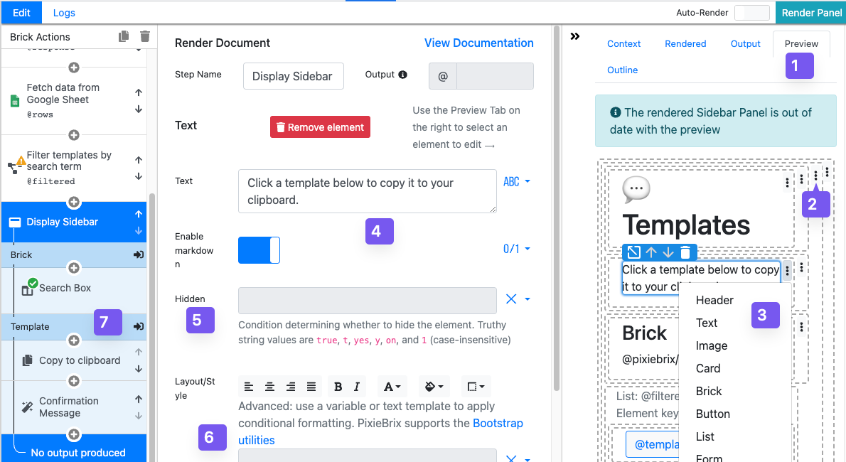 Customize the Snippet Manager Mod Template